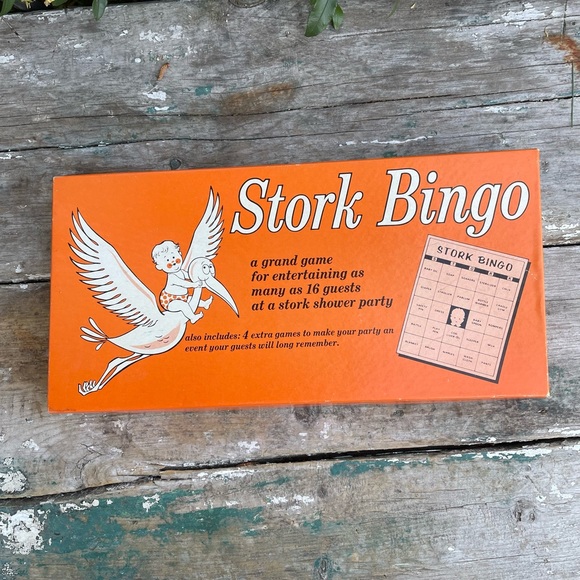 Games | Stork Bingo Baby Shower Game | Poshmark